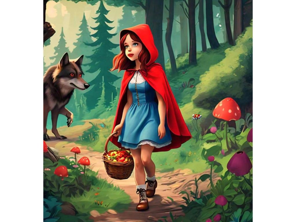 Little Red Riding Hood | A Classic Bedtime Story for Kids with Audio | Lesson of Cautiousness
