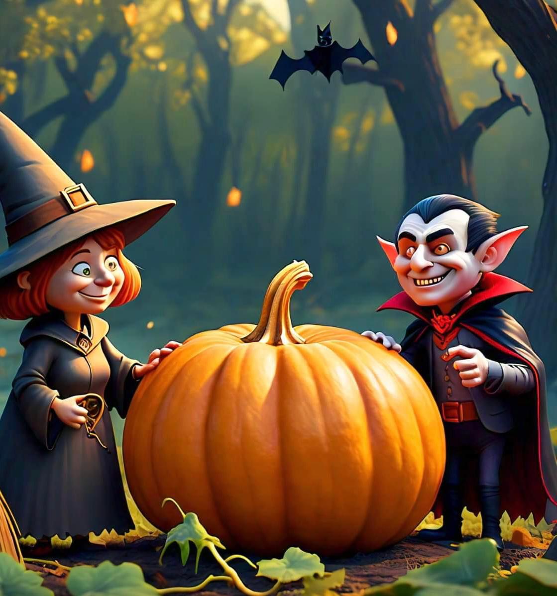 Listen And Read Big Pumpkin | A Best Of Halloween Stories For Kids with Audio