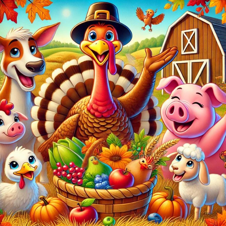 The Turkey Rescue Mission | A Thanksgiving Story for Kids with Audio