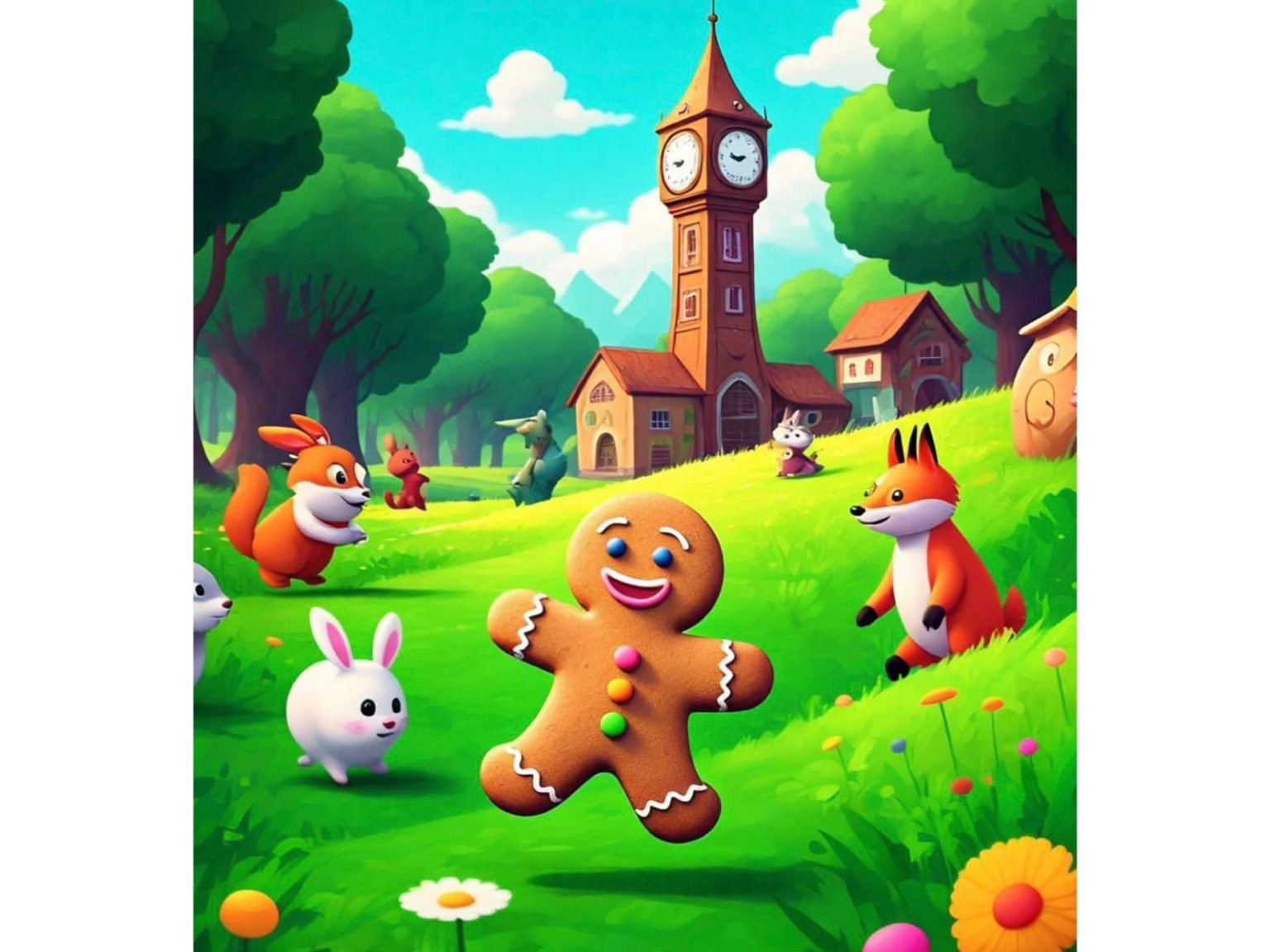 The Gingerbread Man | A Delightful Bedtime Story For Kids With Audio