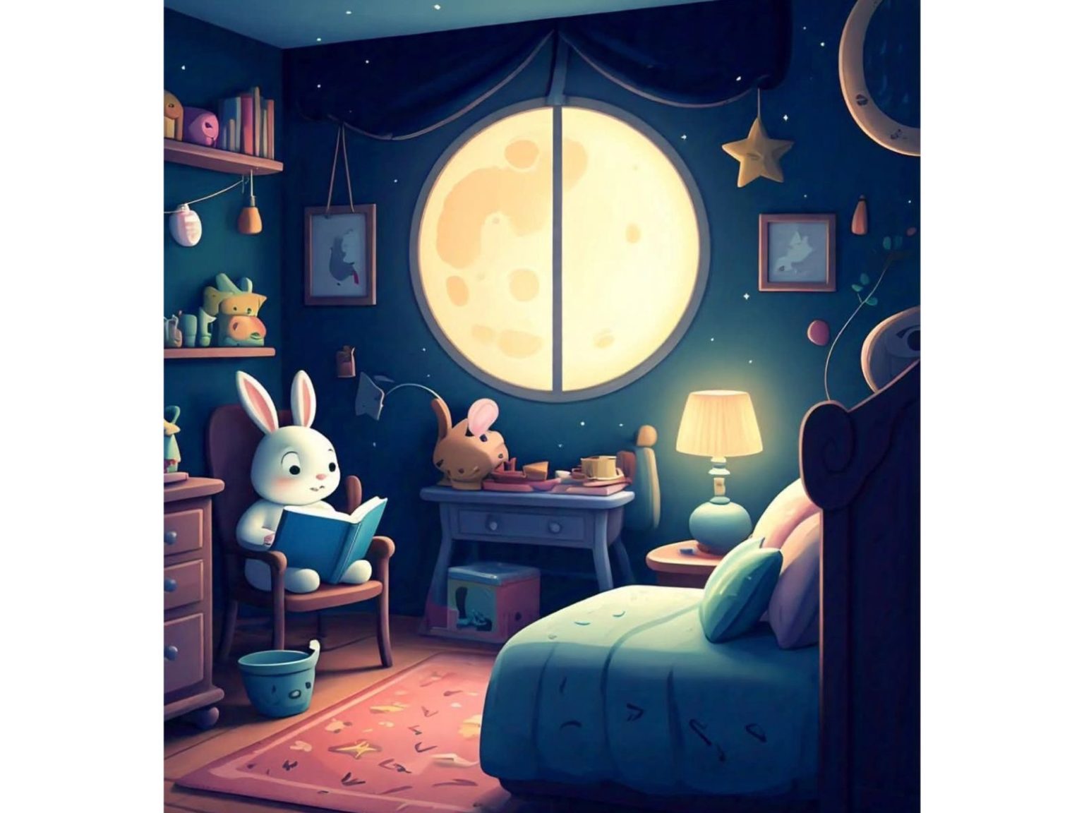 The Goodnight Moon | A Bedtime Story for Kids With Audio