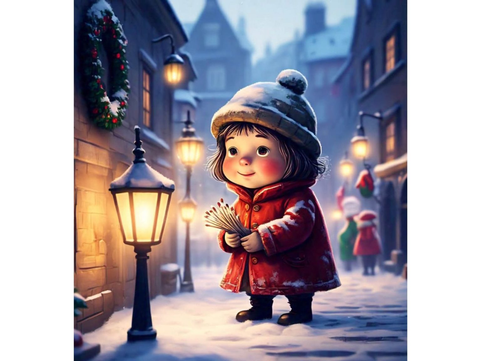 The Little Match Girl | A Christmas Story for Kids With Audio