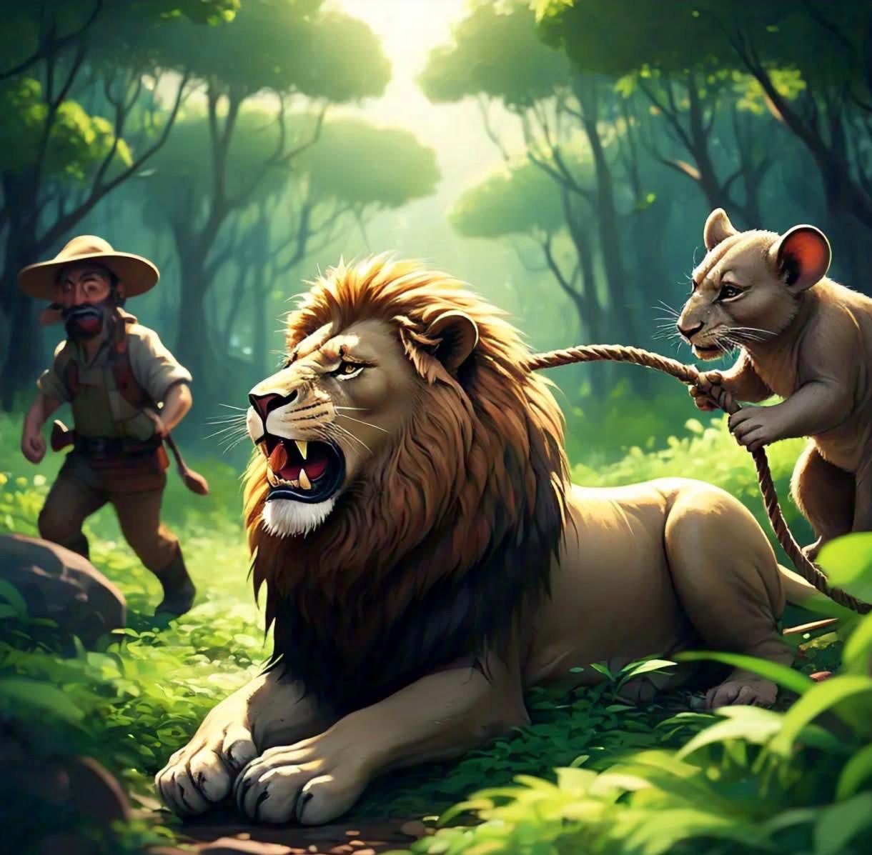 The Lion and the Mouse | A Classic Moral Story for Kids with Audio