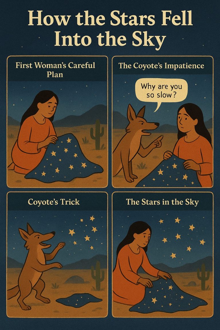 How the Stars Fell Into the Sky | Short Native American Bedtime Story ...