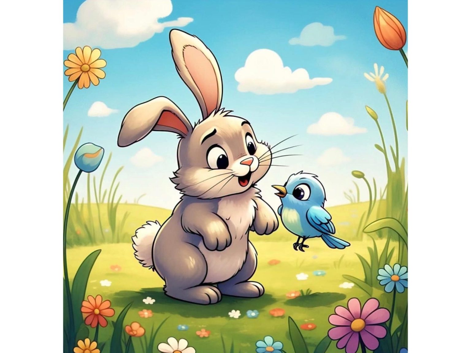 The Little Bunny | A Classic Bedtime Story for Kids with a Moral and Audio