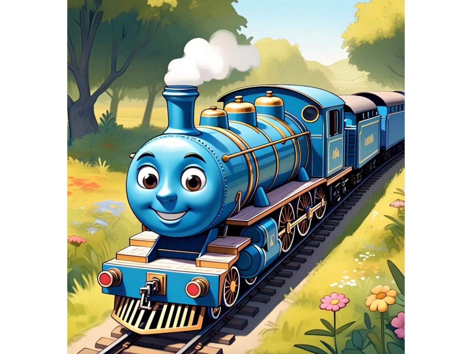 The Little Engine That Never Gave Up | A Success Story for Kids with Audio