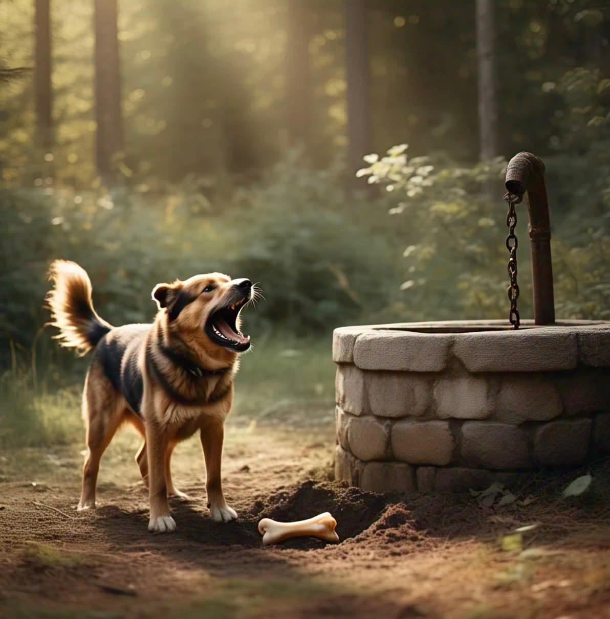 The Dog at the Well | A Short Bedtime Story for Kids with a Moral and Audio