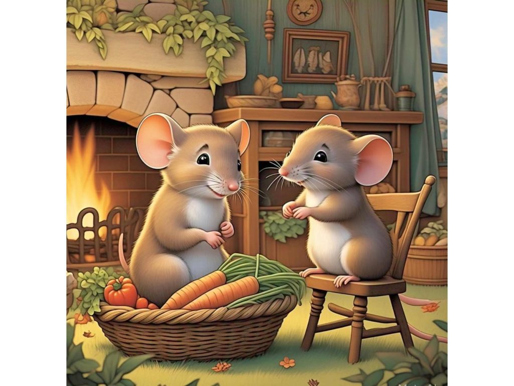 The Town Mouse and the Country Mouse | A Short Bedtime Story for Kids ...