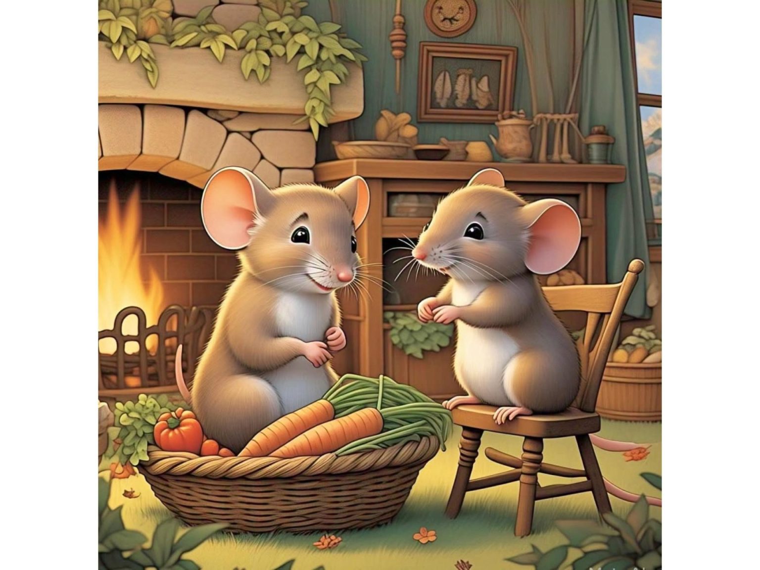 The Town Mouse and the Country Mouse | A Short Bedtime Story for Kids ...
