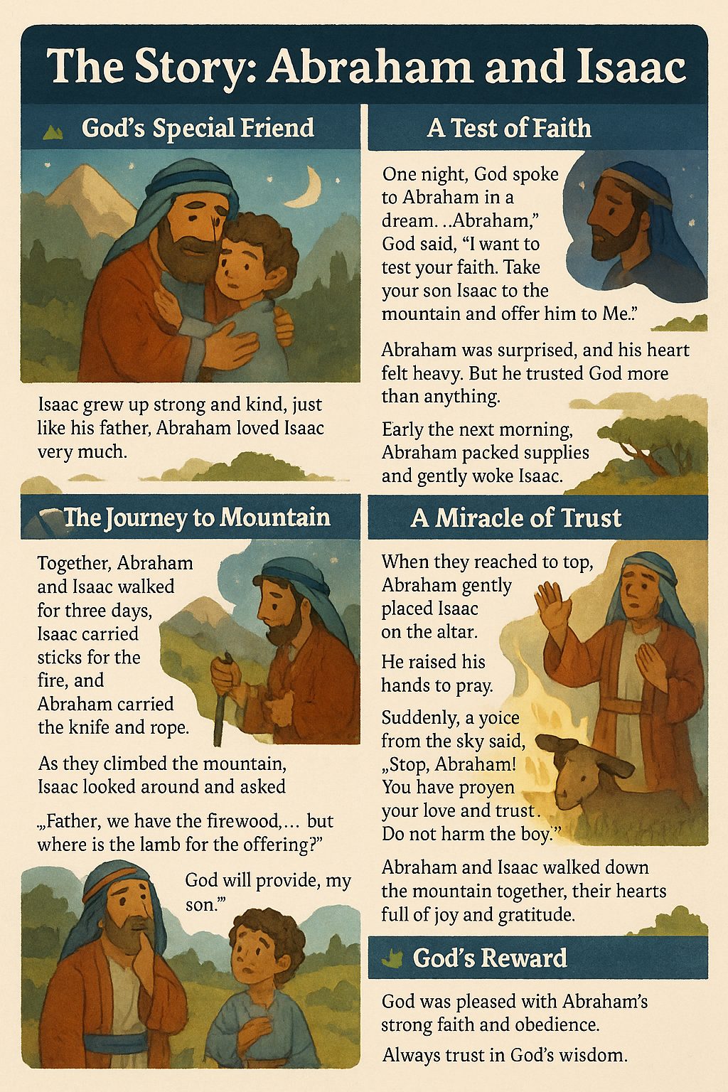 Abraham and Isaac | A Bible Bedtime Story for Kids With Audio
