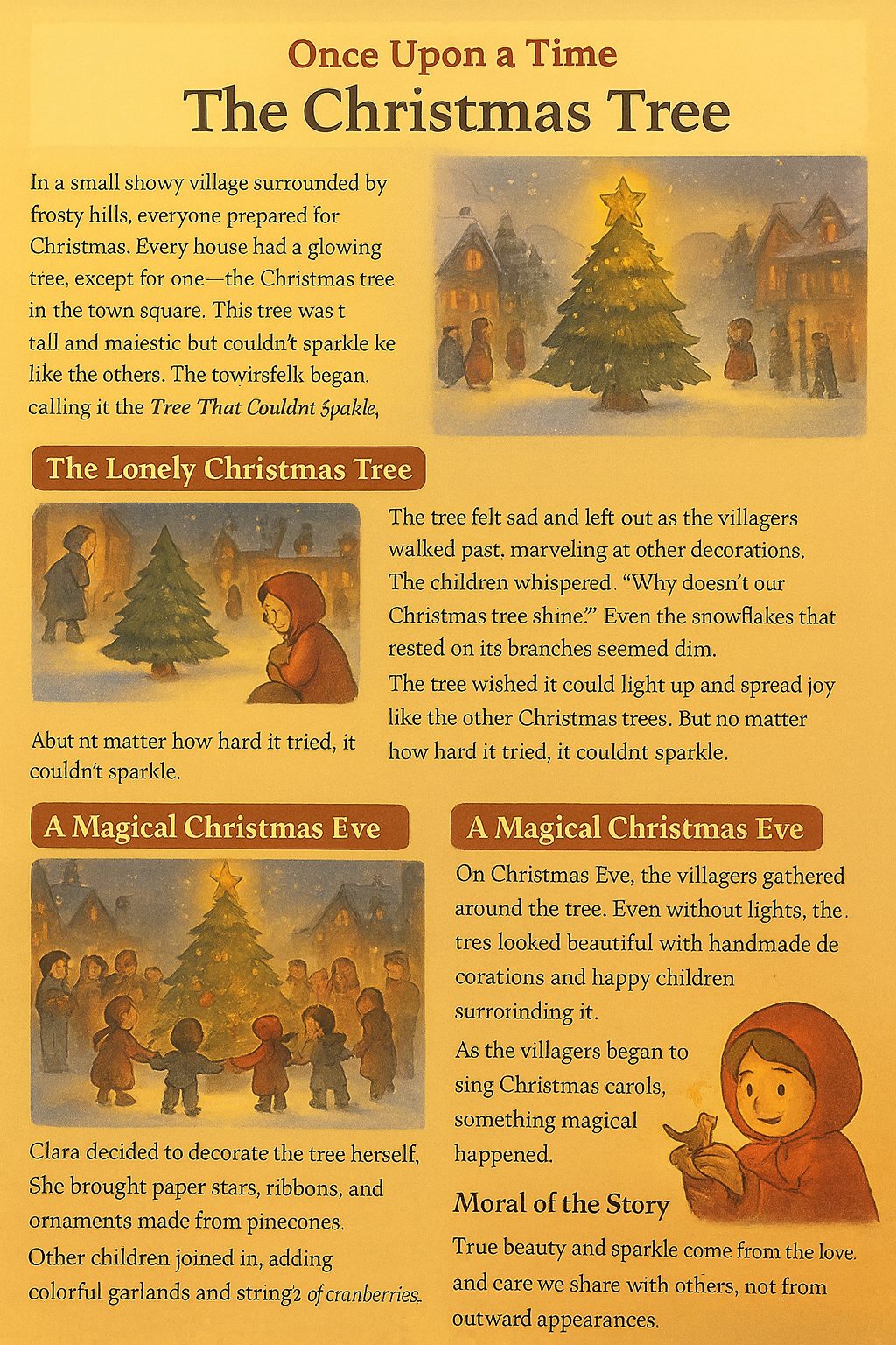 The Christmas Tree That Couldn't Sparkle | A Magical Christmas Story ...