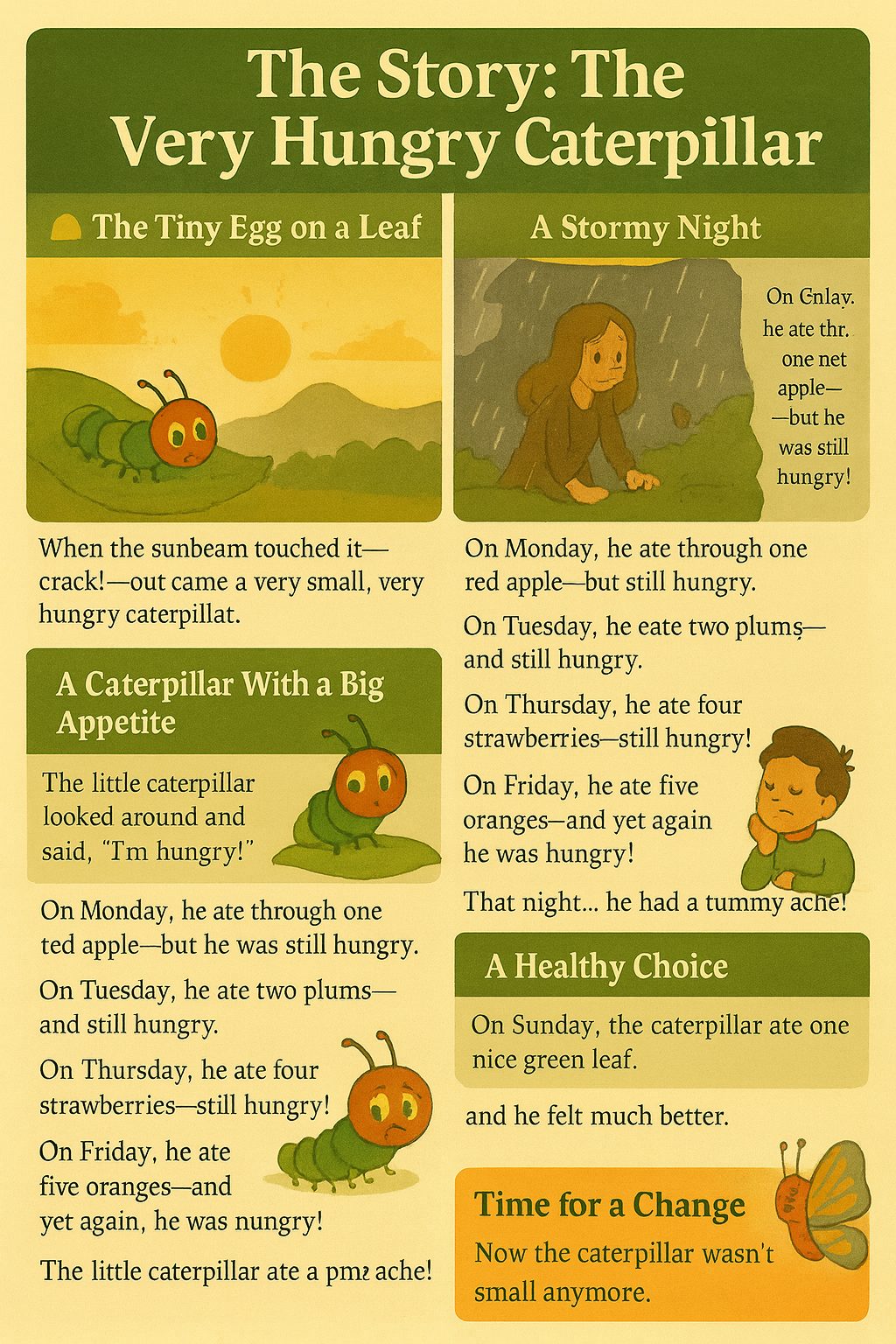 The Very Hungry Caterpillar | A Bedtime Story for Kids